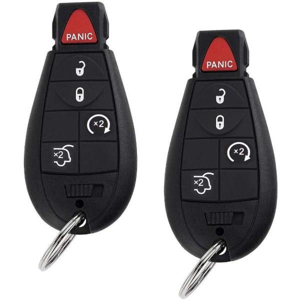 商品名5ボタンキーフォブ ジープ グランドチェロキー 2008-2010年式 ジープ コマンダー 2008-2012年式 (キーレスエントリー リモートキーフォブ 交換用 M3N5WY783X IYZ-C01C5 Button Key Fo...