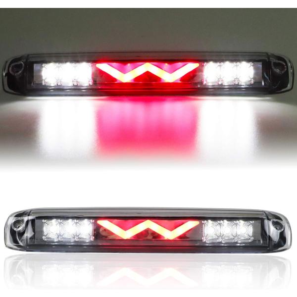 商品名LED Third 3rd ブレーキライト 1999-2007 シボレー シルバラード GMC シエラ 1500 2500 3500 HD クラシック リアカーゴランプ ハイマウント ストップ ライト リバースライト (クリア)Tre...