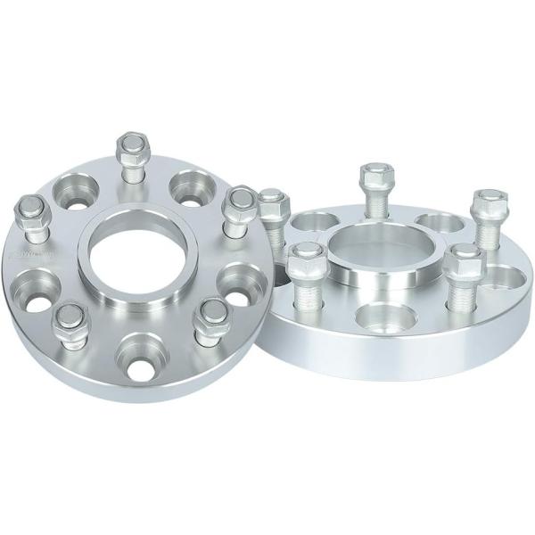 商品名IRONTEK 1インチハブセントリックスペーサー 5x127mm (71.5mmボア、14x1.5スタッド) 5x5から5x5ホイールスペーサーアダプター 25mm 2012-2016年式 ダッジデュランゴ SUVトラックに適合 2...