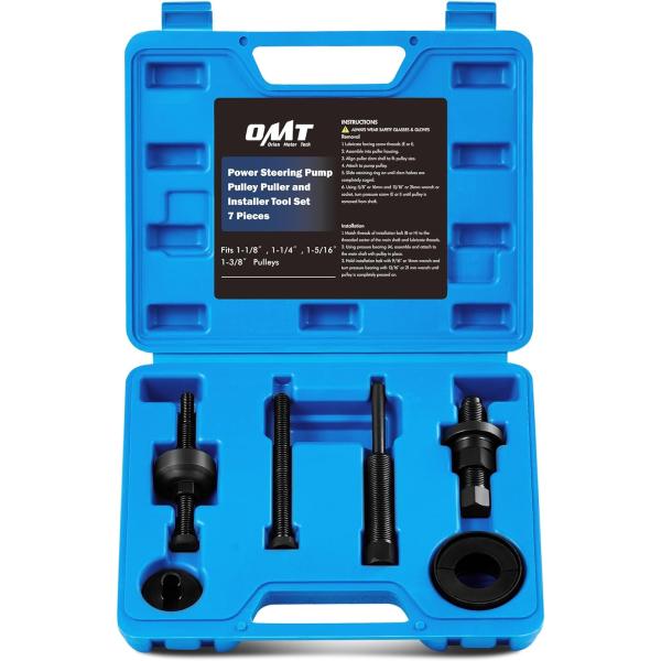 商品名Orion Motor Tech パワーステアリングポンプ プーリープーラー/インストーラーツールセット ポンププーリーリムーバーインストーラーツール フォード、GM、クライスラー車に対応Orion Motor Tech Power ...