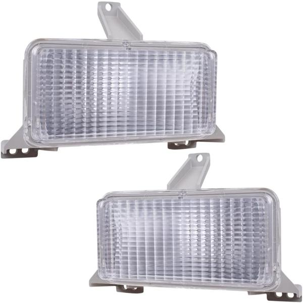 商品名EPIC LIGHTING OE Style Replacement Park Signal Lights Assembly Compatible with Chevy GMC 83-87 C/K Pickup Chevy 83-88...