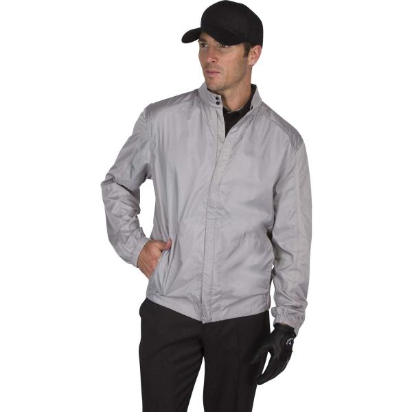 商品名: Three Sixty Six フルジップゴルフジャケット メンズ 軽量メンズレインコート 防水ウィンドブレーカー US サイズ: 3X-Large カラー: グレー Three Sixty Six Full Zip Golf J...