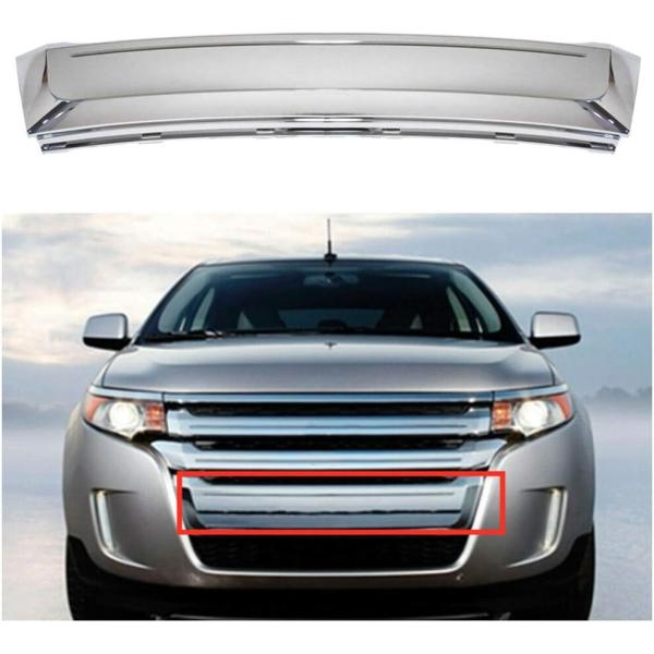 商品名Labwork フロント下部クロムグリルモールディング 交換用 2011 2012 2013 2014 フォード エッジ FO1087132Labwork Front Lower Bumper Chrome Grille Mouldi...