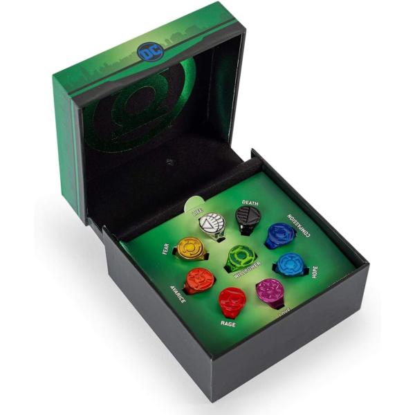 商品名SalesOne LLC DC Comics Green Lantern Power Rings | Lantern Corps Power Rings | 9-Ring SetSalesOne LLC DC Comics Green...