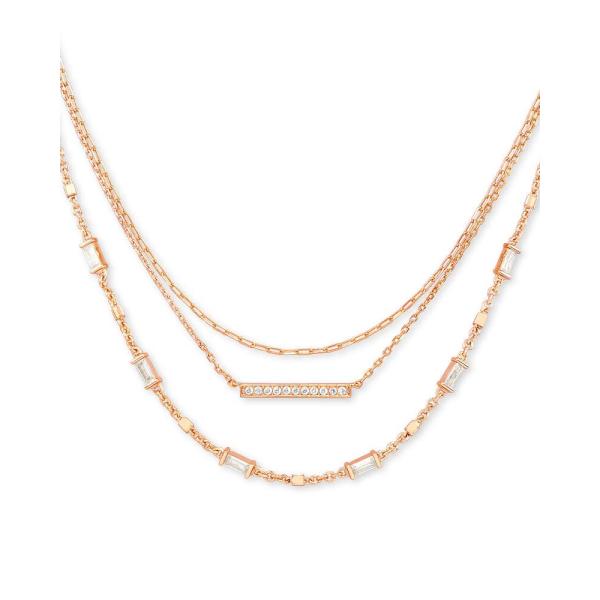商品名: Kendra Scott Addison マルチストランド, 真鍮 金属 Kendra Scott Addison Multi Strand in Rose Gold Rose Gold Metalブランド: Kendra Sco...