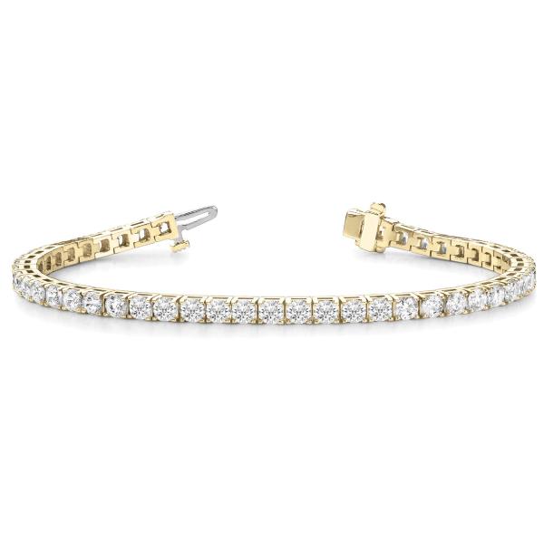 商品名:  4 Carat Classic Diamond Tennis Bracelet 4 Prong 14K Yellow Gold Value Plus Collectionブランド: Houston Diamond Distric...