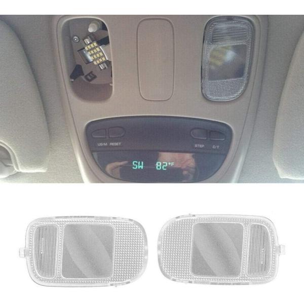商品名Three T Clear Car Interior Roof Map Dome Light Cover Lens Kit Overhead Console Dome Map Light Lamp Lens for Dodge Ram...
