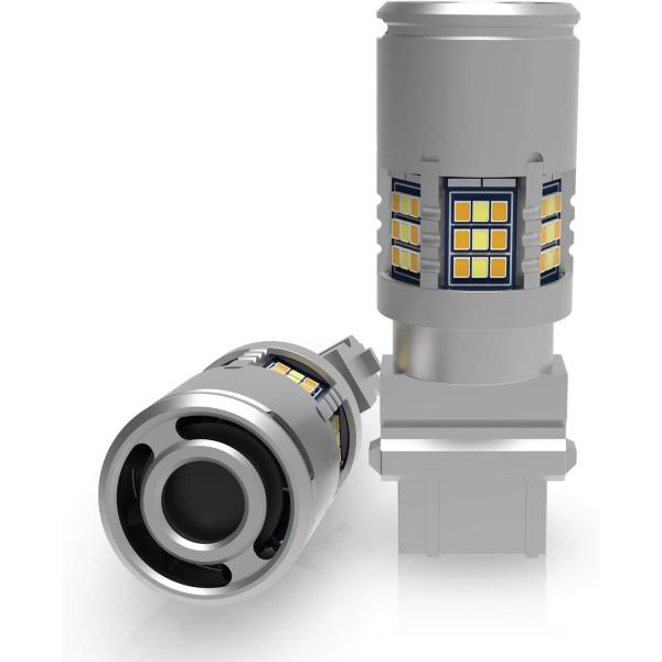 商品名Stark Industries Error Free No Hyper Flash 3157 3057 4157 Dual Color Switchback LED Amber Blinker Turn Signal Light/W...