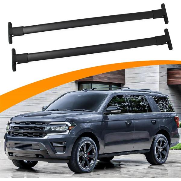 商品名Snailfly クロスバー 2018-2024 リンカーンナビゲーター&amp;フォードエクスペディションルーフラッククロスバー アルミニウムルーフトップカーゴキャリアSnailfly Crossbars Fit for 2018-...