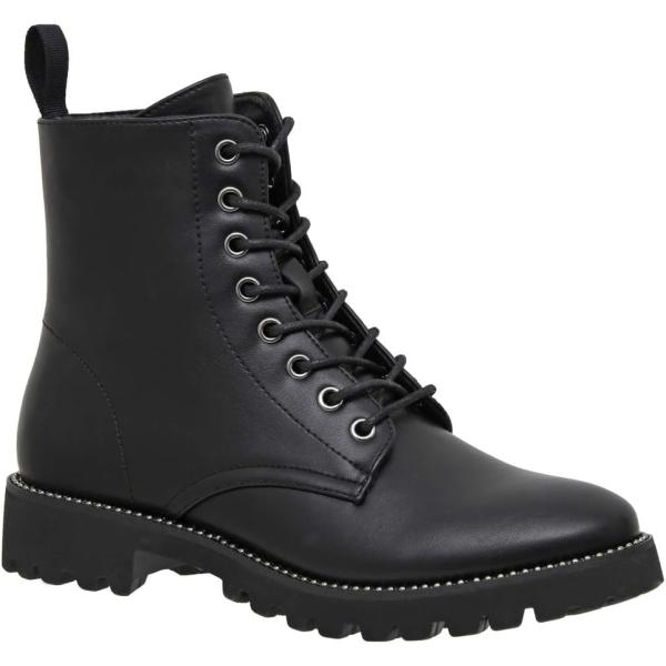 商品名Dunes レディース Dannon レースアップブーツ + 低反発素材 US サイズ: 24 カラー: ブラックDunes Women's Dannon lace up boot +Memory Foam, BLACK 8ブランド：...
