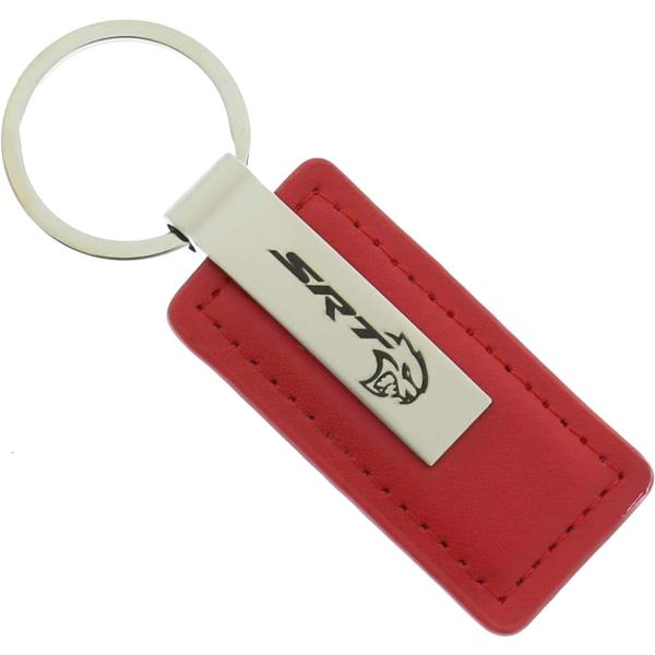 商品名Au-Tomotive Gold, INC. 長方形レザーキーチェーン Dodge SRT用 (レッド)Au-TOMOTIVE GOLD Rectangular Leather Key Chain for Dodge SRT (Red...