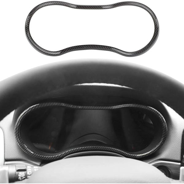 商品名Hoolcar セントラルコントロール ダッシュボード ベゼルカバー 2014-2021 Jeep Grand Cherokee用 ABS内装アクセサリー カーボンファイバーHoolcar Central Control Dashbo...