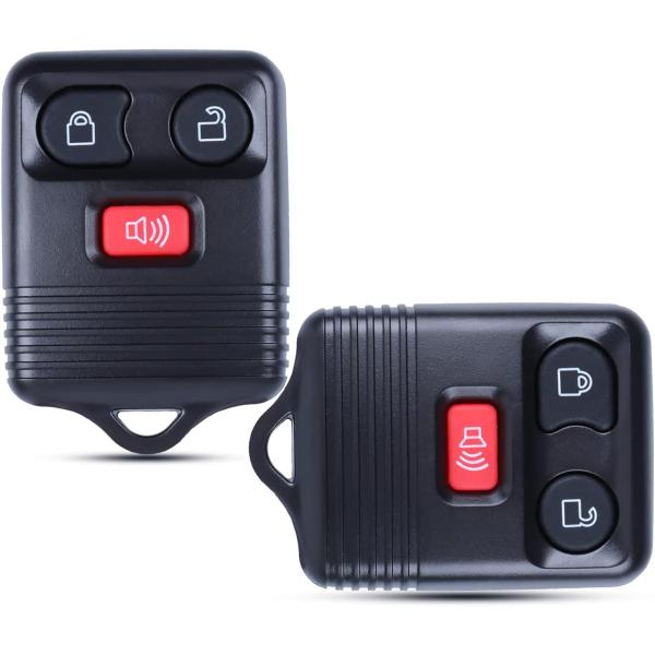 商品名3ボタンエントリーリモコンキーフォブトランスポンダーチップ フォード1998-2016、マツダF150 F250、F350、Mercury、Expedition Explorer、CWTWB1U331、CWTWB1U212、CWTWB...