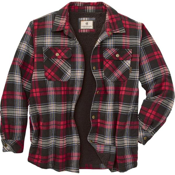 商品名:  Legendary Whitetails Men's Deer Camp Lined Flannel Shirt Jacket, Campfire Plaid Berber, 4X-Largeブランド: Legendary Wh...