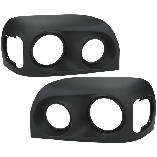 商品名EASYBERG ヘッドライトベゼル 左右 1996-2009 Freightliner Century Class ブラックEASYBERG Headlight Bezels Left &amp; Right Side Compat...