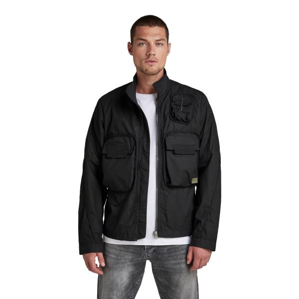 商品名: [ジースターロゥ] メンズ ライトジャケット オーバーシャツ 黒 ブラック Overshirt Bound Pocket Track Bomber D20121-A790-6484-L G-Star Raw - Mens Boun...