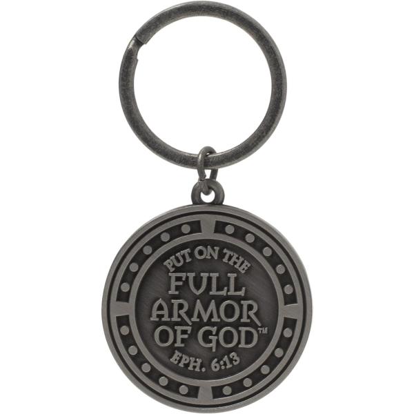 商品名フルアーマー オブ ゴッド シルバートーン 2インチ 亜鉛合金自動車キーチェーンリングアクセサリーFull Armor of God Silver Tone 2 inch Zinc Alloy Automotive Key Chain...