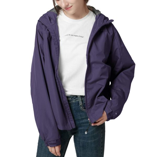 商品名:  Spmor Women's Outdoor Rain Jacket Lightweight Softshell Waterproof Coat Navy Largeブランド: Spmor商品サイズ: Large高さ: 39cm横...