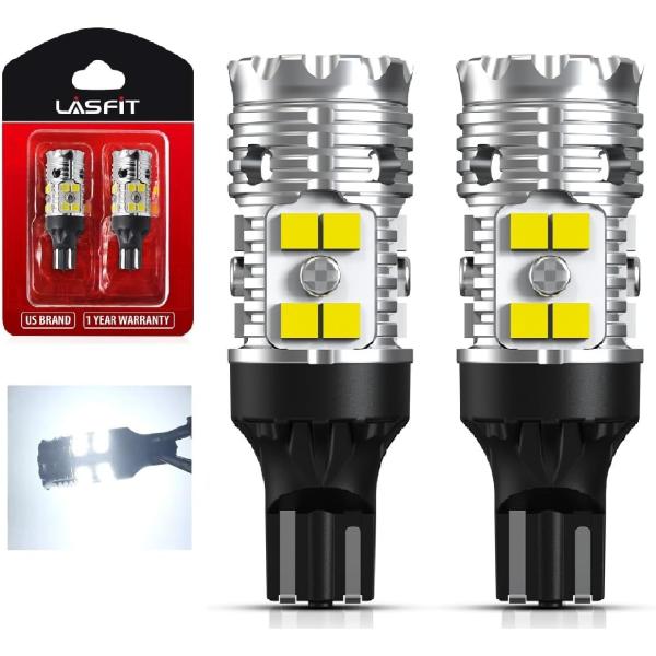 商品名LASFIT Canbus Ready 921 912 T15 エラーフリー LED リバースバックアップライト 904 916 917 920 922 W16W 2835 アップグレードバージョン 6000k 6500k ホワイトL...