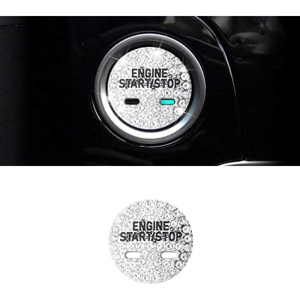 商品名CARFIB Car Interior Bling Accessories for Buick Encore Envision LaCrosse Regal Verano Ignition Button Push Engine Sta...