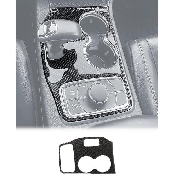 商品名JeCar Gear Shift Panel Cover Interior Trim Kit for 2014-2015 Jeep Grand Cherokee WK2, Carbon Fiber Finishブランド：JeCar商品...