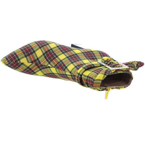 商品名Betsey Johnson Women's MILLBURN Fashion Boot, Yellow Plaid, 7ブランド：Betsey Johnson商品サイズ：7高さ：10 cm横幅：28.8 cm奥行：32 cm重量：5...