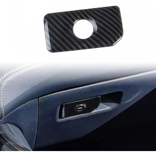 商品名Carbon Fiber Glove Box Handle Switch Cover Trim for Dodge Ram 1500 2500 3500 2019-2024ブランド：Korlot商品サイズ：高さ：3.1 cm横幅：7....