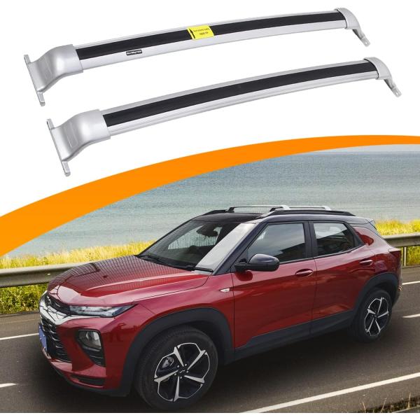 商品名Snailfly ルーフラック クロスバー シボレー・トレイルブレイザー 2021 2022 2023年式用 シルバーアルミニウムカーゴクロスバーSnailfly Roof Rack Cross Bars Fit for Chevy ...