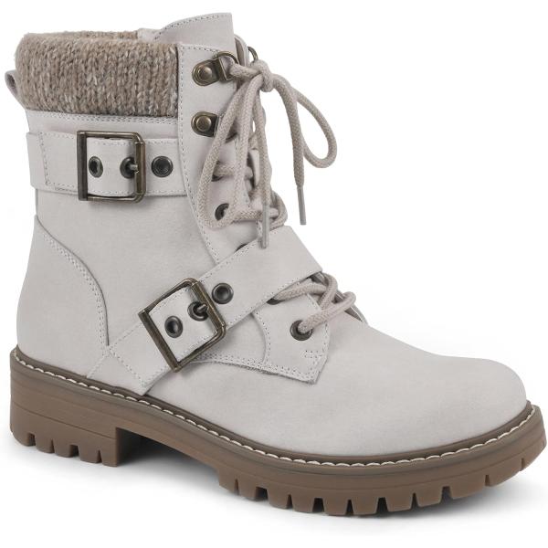 商品名CLIFFS BY WHITE MOUNTAIN Shoes Women's Marlee Ankle Boot, Winter Wht/Burnished/Fab, 9 Mブランド：CLIFFS BY WHITE MOUNTAIN商...