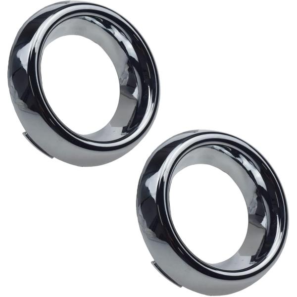 商品名Kison Auto New Chrome Fog Light Trim Bezel Driver and Passenger Pair For 2014-2020 Dodge Durango 5113680AA,CH1038161ブ...