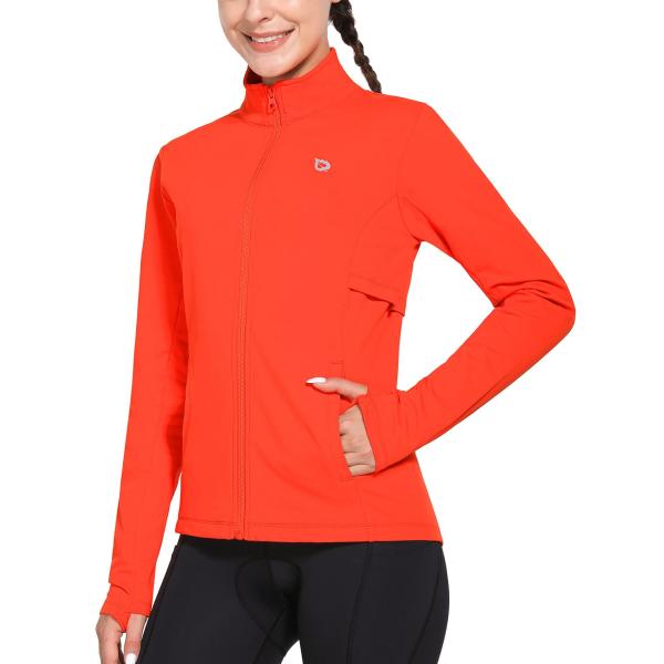 商品名:  BALEAF Women's Fleece Running Jacket Water Resistant Full Zip Winter Cold Weather Gear Thermal Cycling Workout Jac...