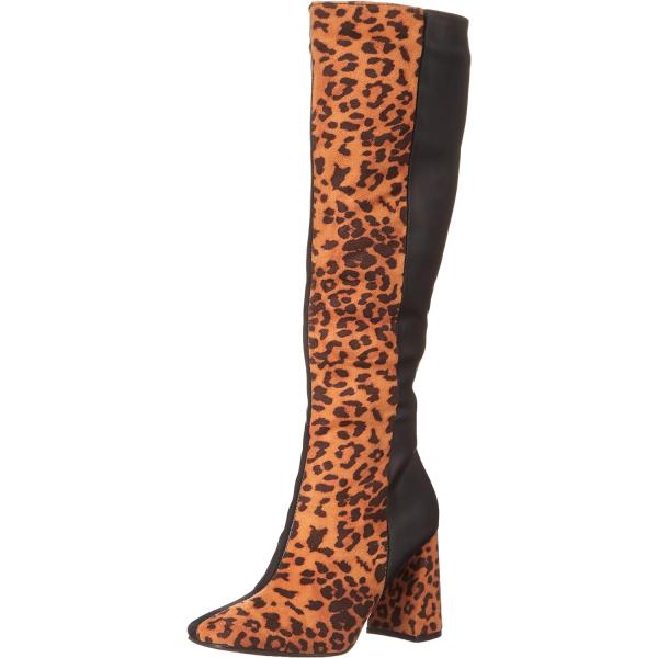 商品名YOKI-JACKLYN-11 Two Tone Knee High Stretchy Heeled Boot, Leopard, 6 M USブランド：YOKI商品サイズ：6高さ：11 cm横幅：26.3 cm奥行：30.5 cm重...