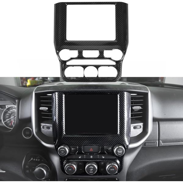 商品名RT-TCZ Center Console Navigation Panel Decoration Trim Cover Sticker Accessories for Dodge Ram 2018 2019 2020 2021 20...