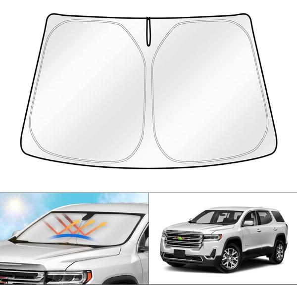 商品名Cartist Windshield Sun Shade Custom Fit for GMC Acadia 2017-2023 Foldable Car Front Window Sunshade Accessories Sun V...