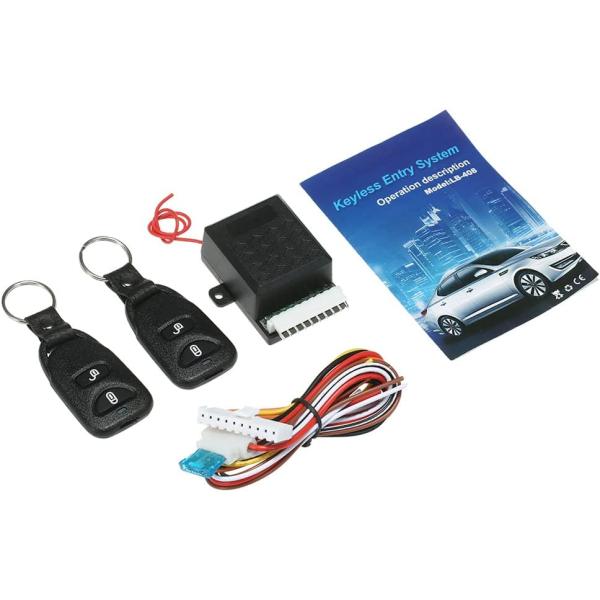 商品名Shkalacar 12V Universal Car Auto Remote Central Kit, Door Locking Vehicle Keyless Entry System,Auto Remote Lock Syste...