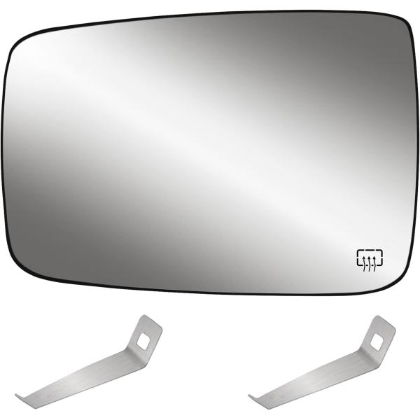 商品名Driver Side Heated Mirror Glass Compatible with 2009-2018 Dodge Ram Pick-Up 1500 2500 - Replace 68079363AA 68050299AA...