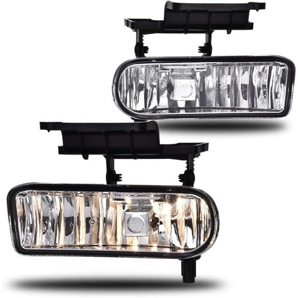 商品名CNNELL Fog Lights Assembly Compatible with 1999-2002 Chevy Silverado 1500 2500/2001-2002 Chevy Silverado 3500/2000-20...