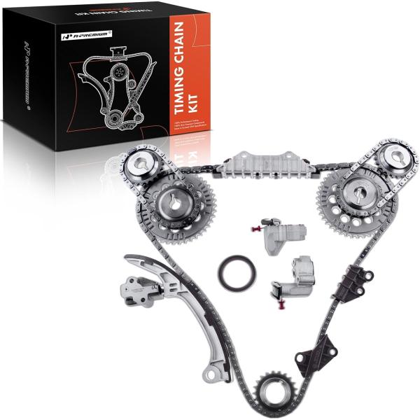 商品名: A-Premium エンジンタイミングチェーンキット テンショナー&amp;ガイドレール&amp;スプロケットなど付き [DOHC、6Cyl 3.0L、VQ30DEに適合] Infiniti I30 1996-2001 &amp;...