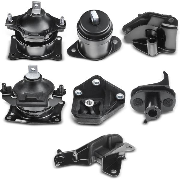 商品名A-Premium モータートランスミッションとサブフレームマウント ホンダアコード 2003-2007 L4 2.4L オートマチックトランスミッション 7個セットA-Premium Engine Motor and Transmi...