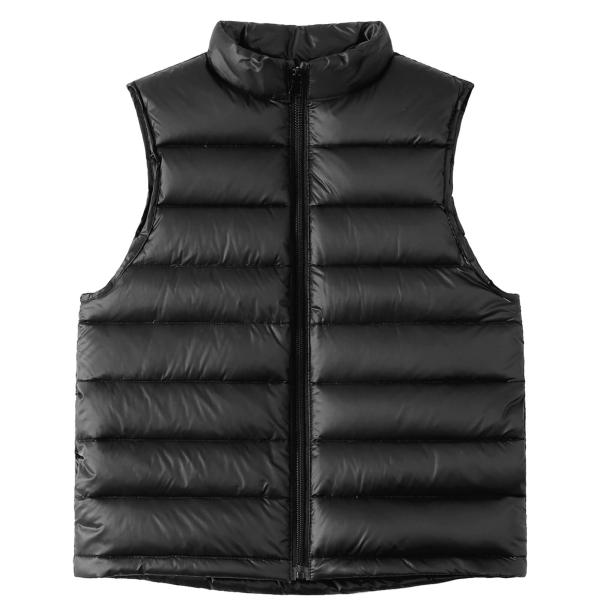 商品名:  Happy Cherry Boys Girls Black Down Vest Jacket Waterproof Puffer Lightweight Packable Water-Resistant Winter Fall ...