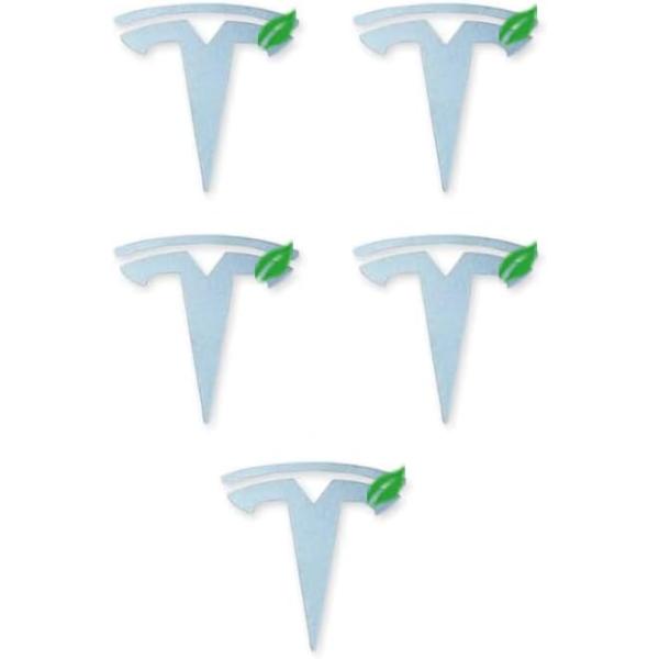 商品名CoolKo Center Cap Wheel Rim Logo T Emblem Decals Stickers 5 Pieces Compatible with Tesla Model 3 &amp; Y [Silver]ブランド...