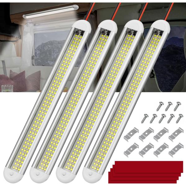 商品名12V LED Interior Light Bar, Linkstyle 8W 12V LED Light Strip, 120 LEDs 1600LM 12 Volt LED Light Strip with ON/Off Swi...