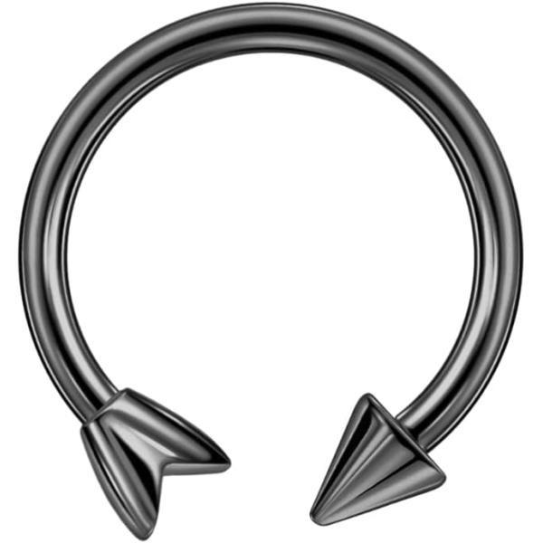 商品名316l Surgical Steel Horseshoe Piercing Jewelry with Internally Threaded Ends 6mm/8mm/10mm/12mm, Metal, not knownブランド：...