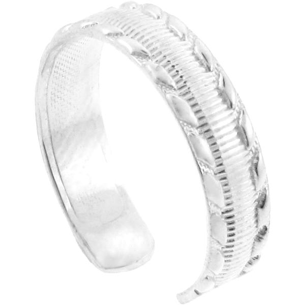 商品名WHITE GOLD MILGRAIN WEAVE TOE RING - Gold Purity:: 14Kブランド：TYS TREAT YOURSELF TYS JEWELERS HOUSTON商品サイズ：商品番号：色：White素...