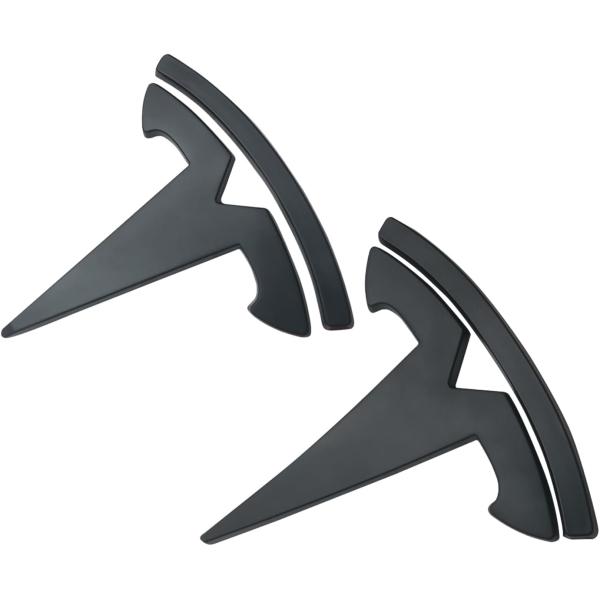 商品名YHCDSEA Model Y Front Trunk/Rear Trunk Logo Sticker Cover Emblem Badge Decals for Tesla Model Y Accessories(Matt Blac...