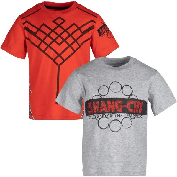 商品名Marvel Shang-Chi and The Legend of The Ten Rings Big Boys 2 Pack T-Shirts Gray/Red 18-20ブランド：Marvel商品サイズ：18-20高さ：2.9 ...