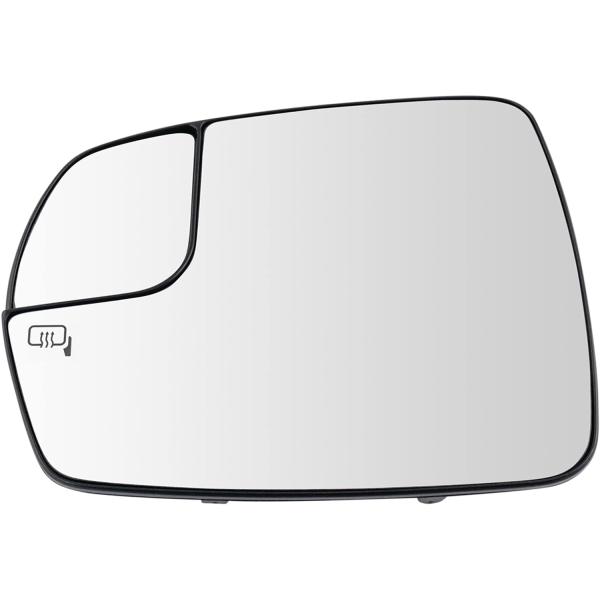 商品名TRQ Mirror Glass Heated w/Backing Plate &amp; Spotter Driver Side LH for Ford Edgeブランド：TRQ商品サイズ：高さ：6.7 cm横幅：26 cm奥行：3...