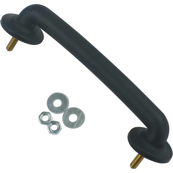 商品名Front Hood Windshield Hold Down Bracket, Strap Black Hood Iron Footman Loop Handle Fits 1997 - 2018 Jeep Wrangler TJ ...