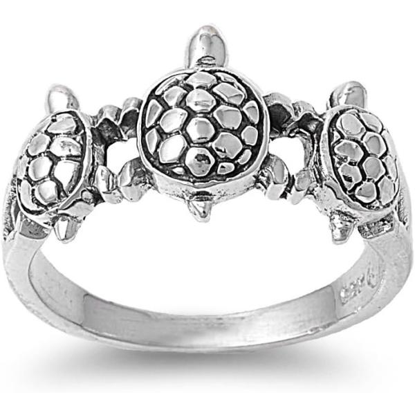 商品名CloseoutWarehouse 925 Sterling Silver Three Turtles Ring Size 10ブランド：CloseoutWarehouse商品サイズ：商品番号：色：素材：Metal