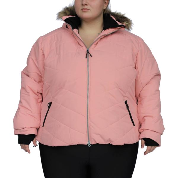 商品名:  Snow Country Outerwear Womens Plus Size 1X-6X Vail Down Alternative Snow Jacket Coat (5X, Pale Pink)ブランド: Snow Cou...